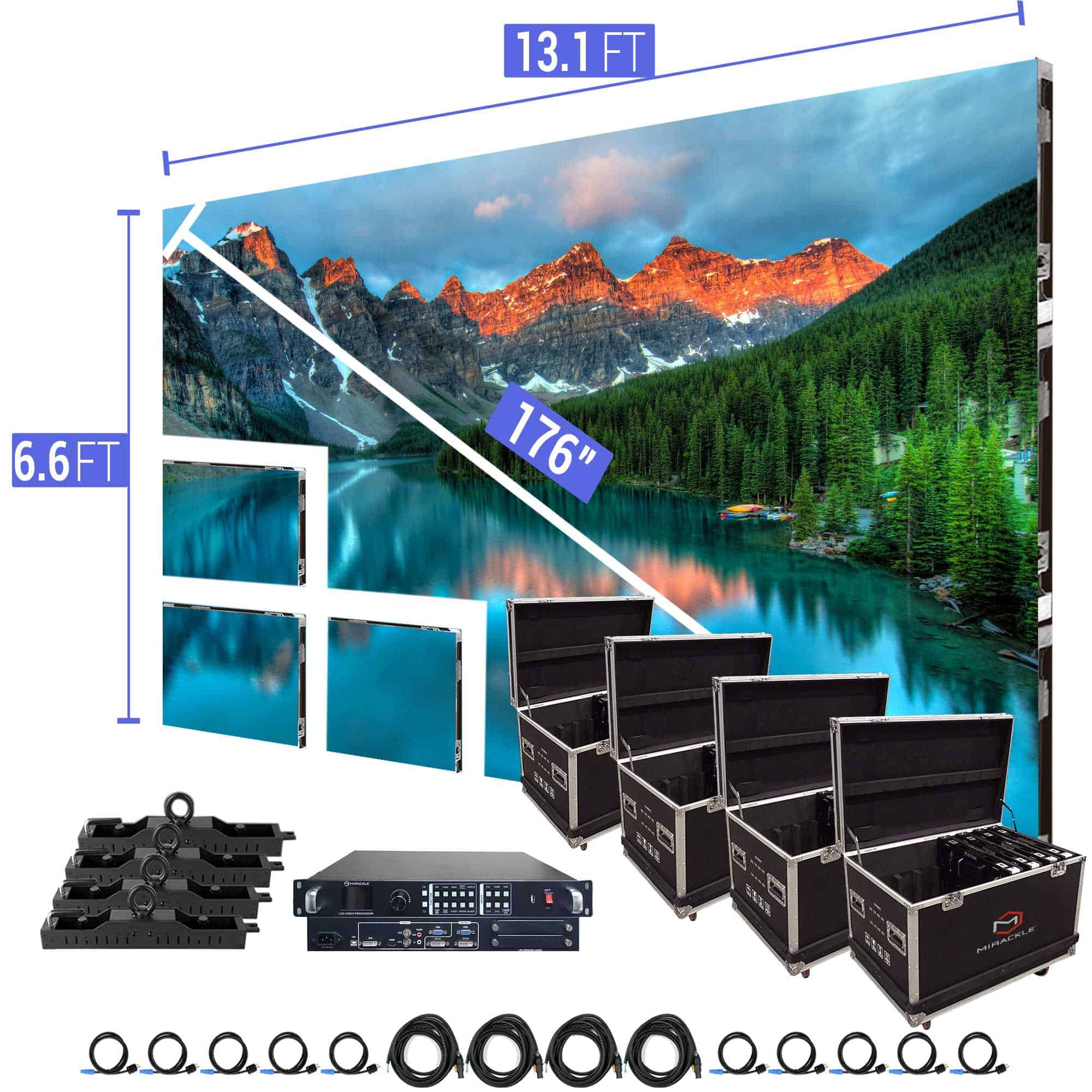 LED Video Wall Screen 13.1′ x 6.6′ P2.97mm Indoor Turn-key - LED nation ...