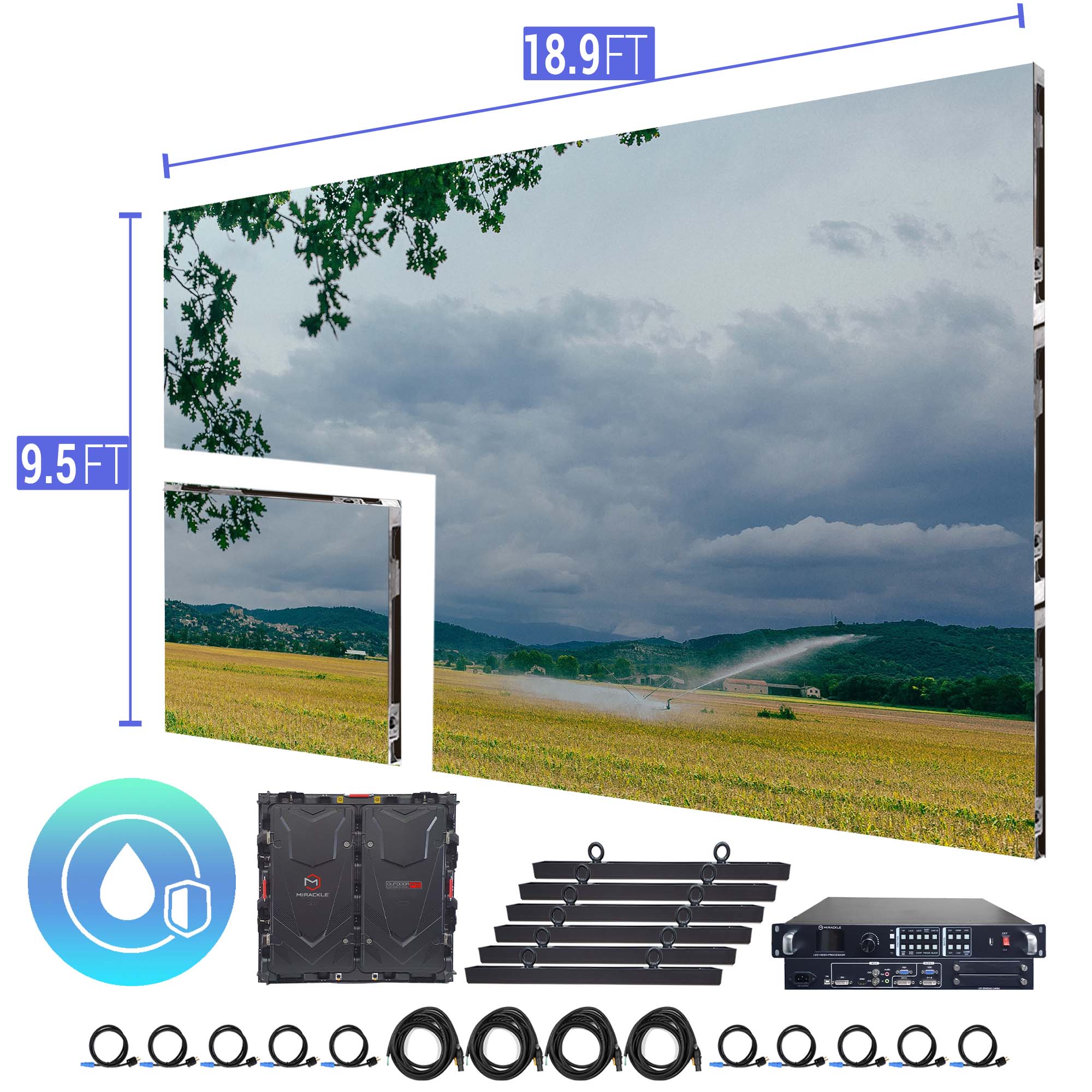 LED Video Wall Outdoor 18.9′ x 9.5′ P5mm Turn-key - Led Screen ...