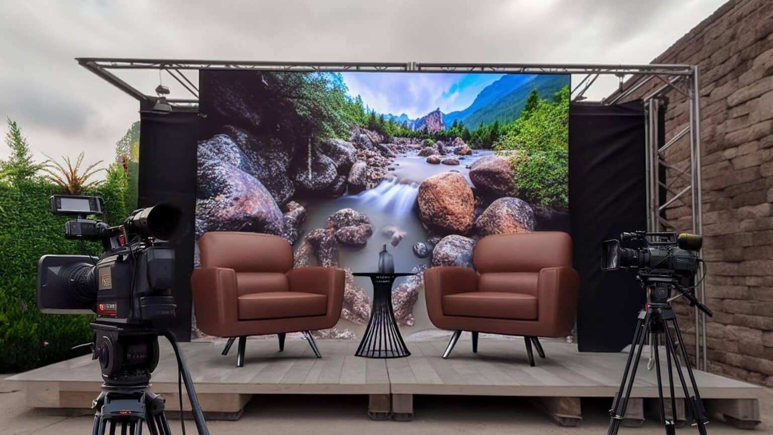 Portable Studio Screen for Outdoor Filming P2.9mm 8.2ft - Led Screen ...