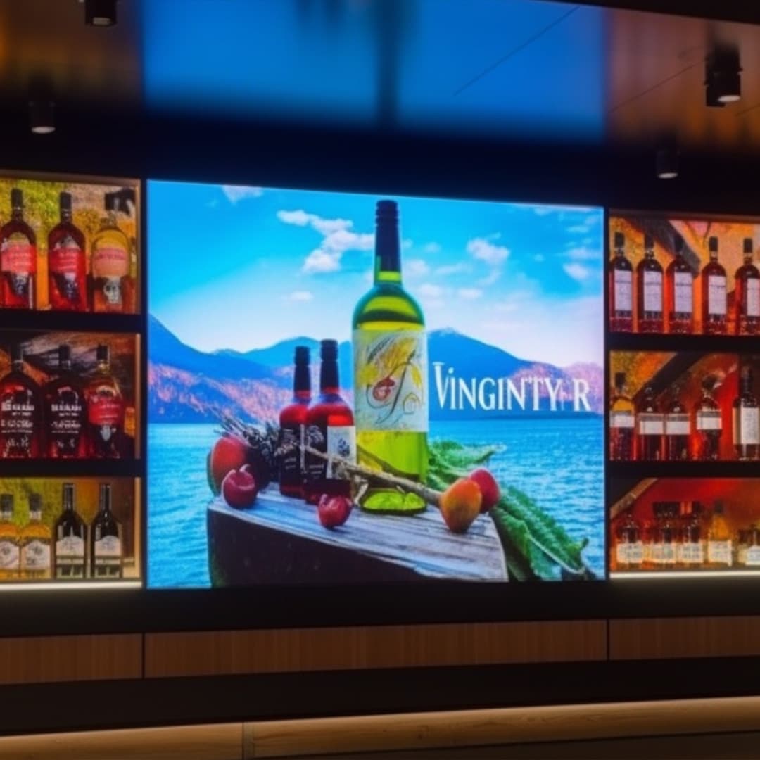 Storefront 9.8' x 5' LED Video Wall – Brilliant Indoor Display for ...