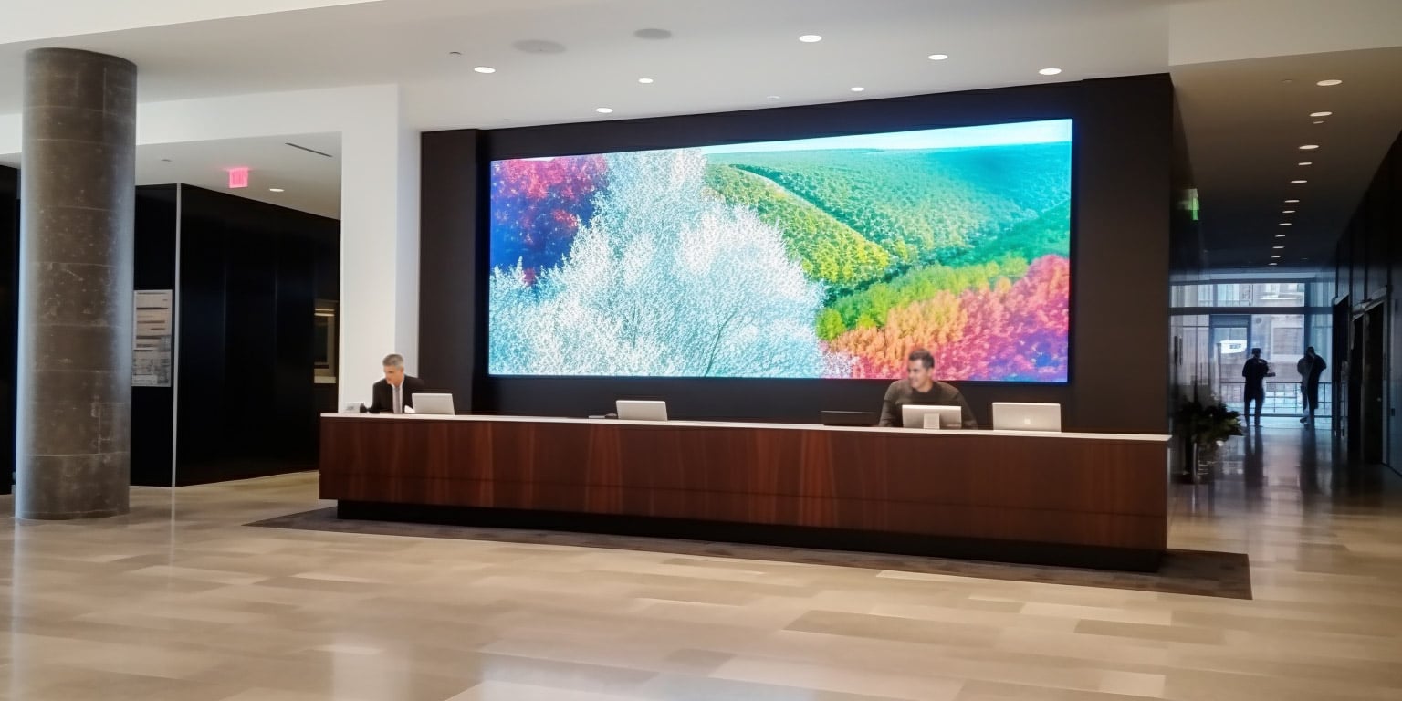 LED Walls for Corporate Office Lobbies - LED Screen Solutions Indoor ...